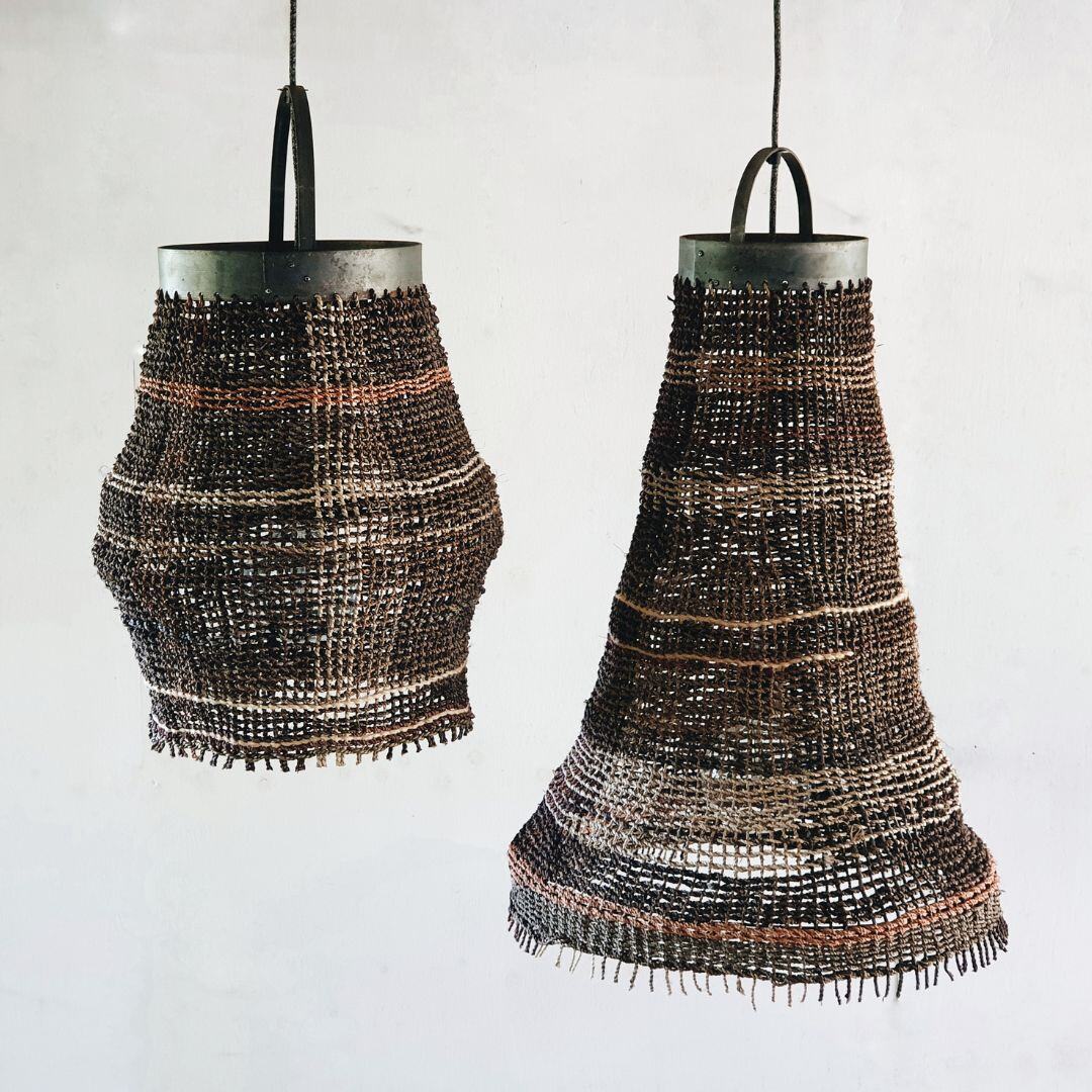 Sculptures Born from Basket Weaving